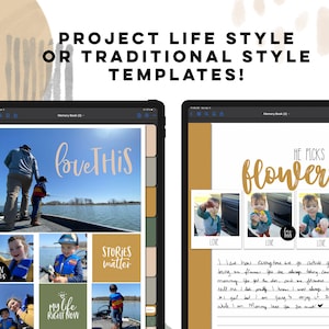 Digital Memory Book, Digital Scrapbook, Digital Project Life | Digital ...
