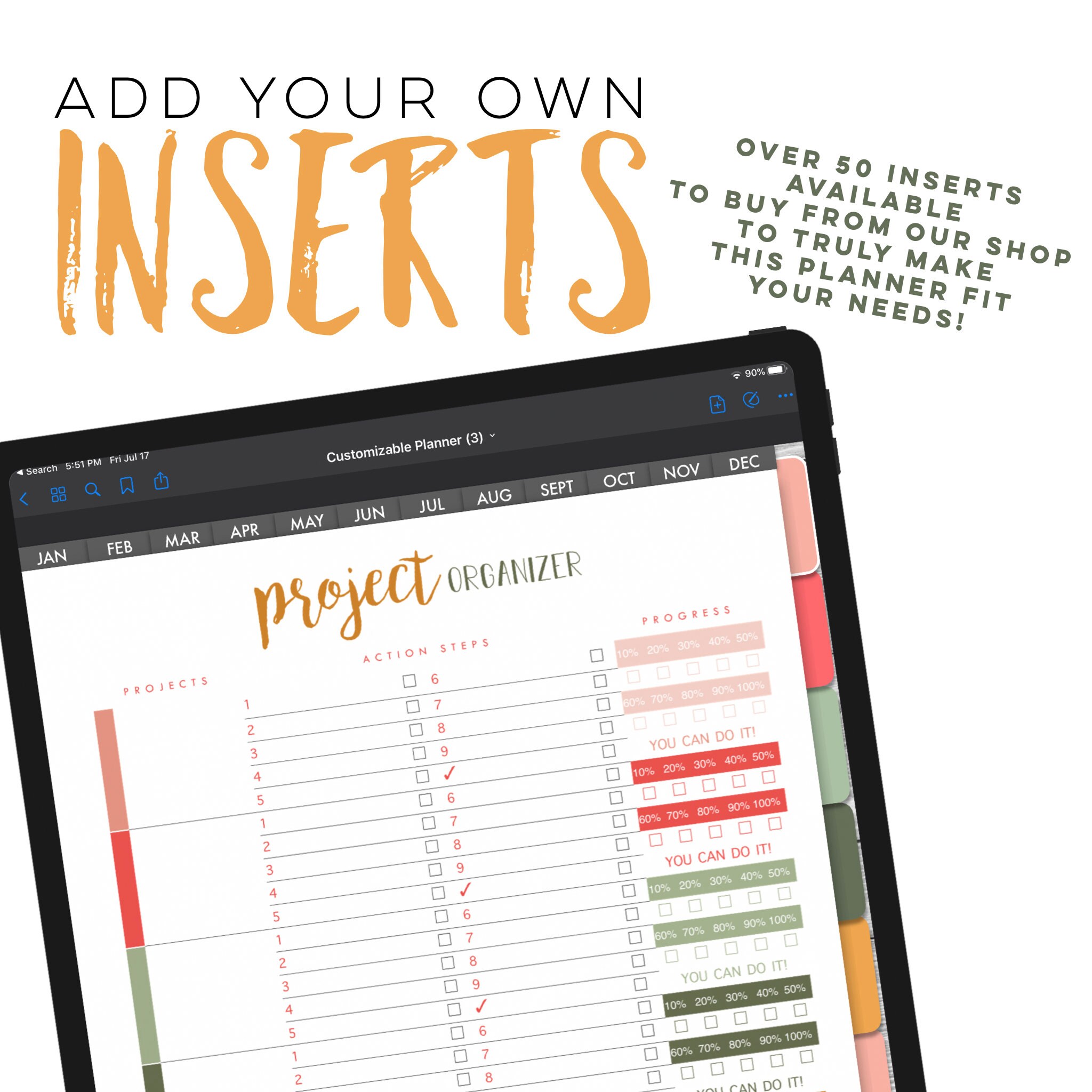 Customizable Digital Planner Design Your Own Digital Planner Etsy Customizable Digital Planner Design Your Own Digital Planner Etsy