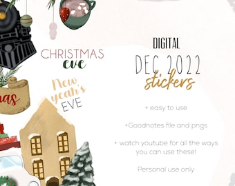 Seasonal Digital Sticker Bundle for GOODNOTES ONLY Digital - Etsy