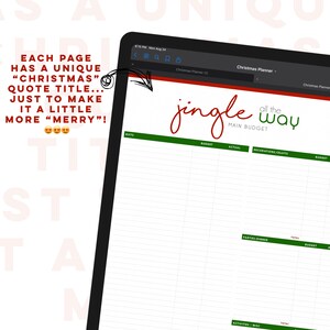 Digital Christmas Planner | iPad Holiday Planner | Goodnotes Christmas ...