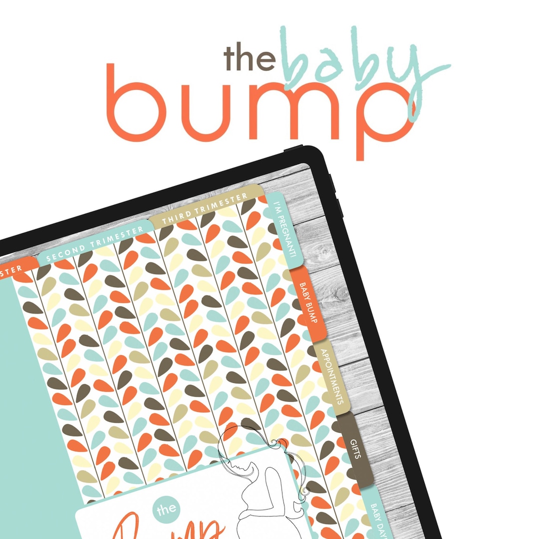 Digital Pregnancy Journal Planner | Bump Planner | iPad Pregnancy ...