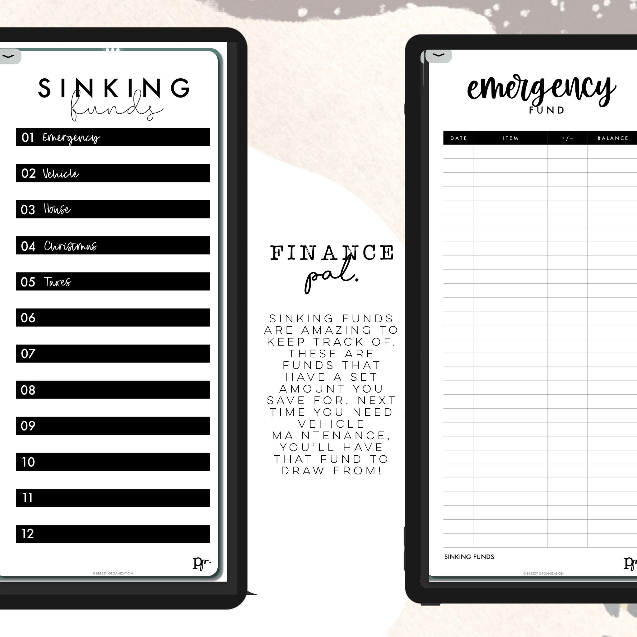 Finance Pal | the Digital Planning Organizing System! Digital Planner ...