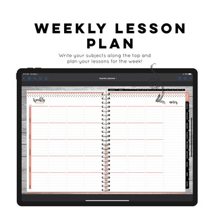 Digital Teacher Planner | Goodnotes | iPad Planner | Digital Planner ...