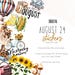 August 2024 Digital Stickers | Summer Goodnotes Modern Stickers ...