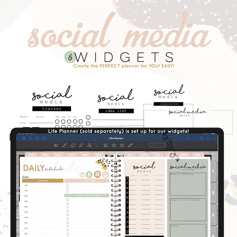 Social Media Widgets Statistics Posts Tracker and More | Etsy Social Media Widgets Statistics Posts Tracker and More | Etsy