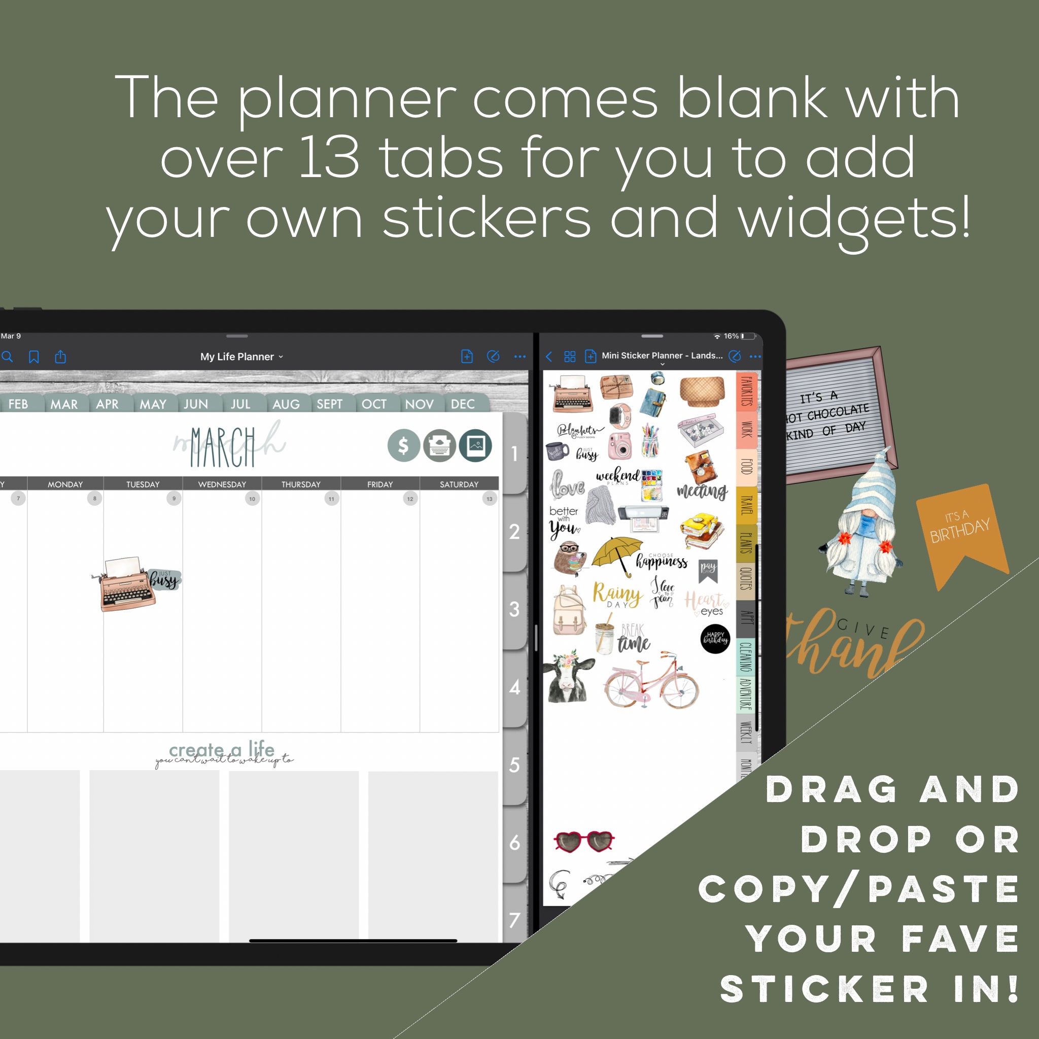 Mini Favorite Digital Sticker Book Digital Sticker Organizer | Etsy