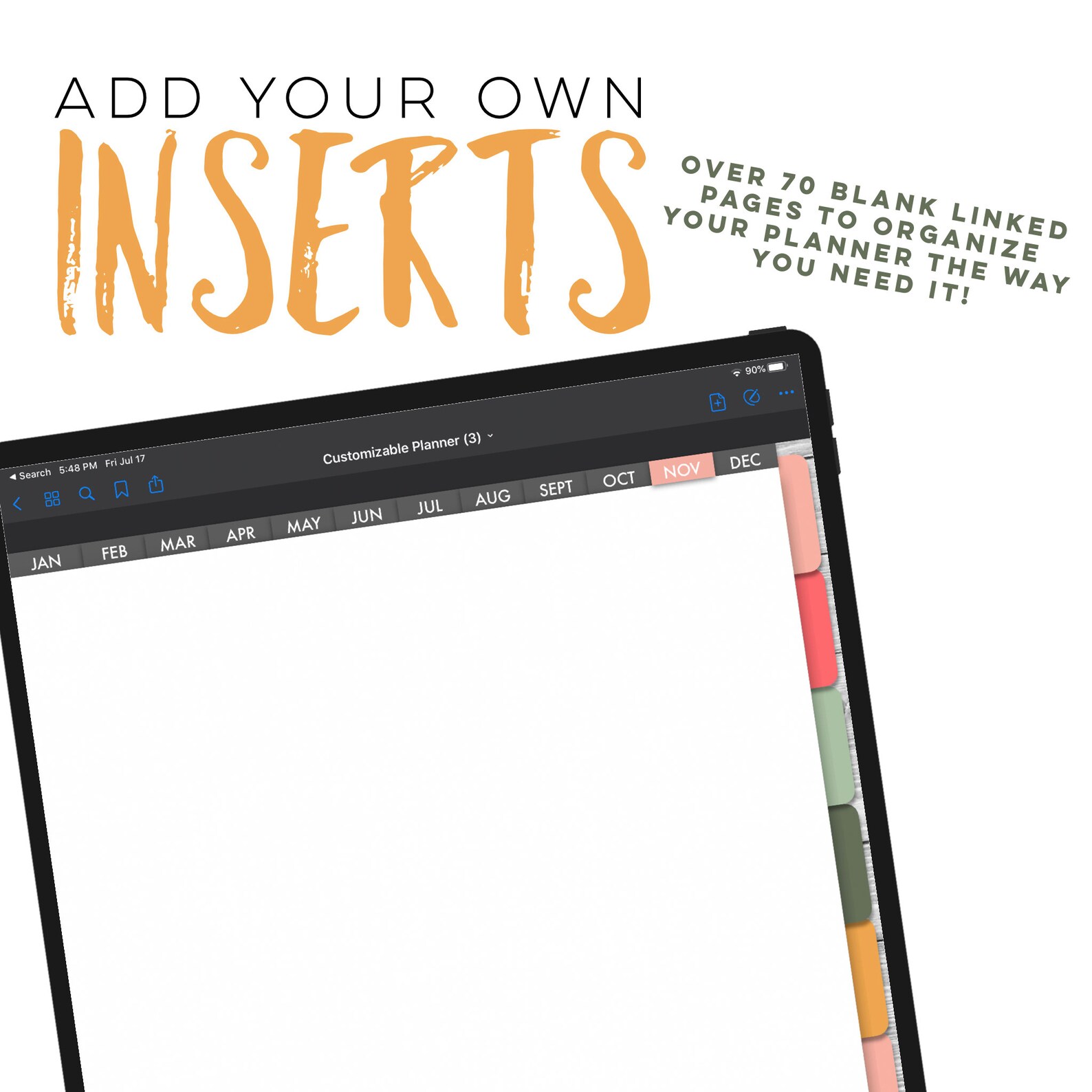 Customizable Digital Planner Design Your Own Digital Planner - Etsy