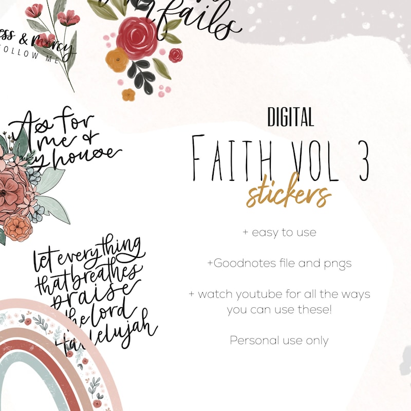 Faith Sticker - Etsy