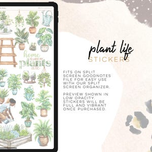 Plant Life Digital Stickers | Gardens, Plants Goodnotes Modern Stickers ...