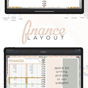 Life Planner Undated | Digital Life Planner Easy Customizable Planner ...