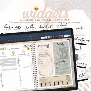 Life Planner Undated | Digital Life Planner Easy Customizable Planner ...