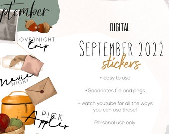 Seasonal Digital Sticker Bundle for GOODNOTES ONLY Digital - Etsy
