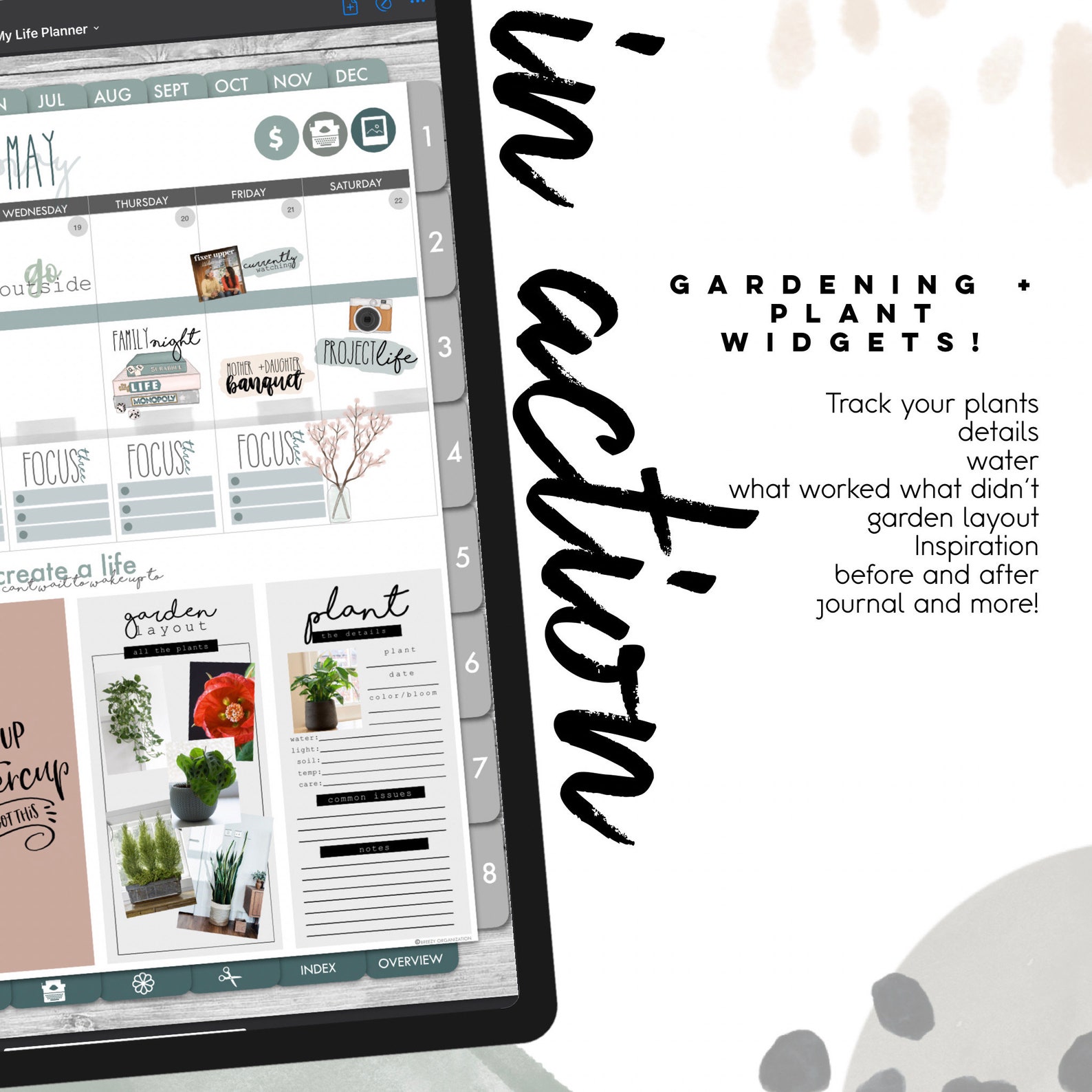 Garden and Plant Widgets Digital Digital WIDGETS for the | Etsy