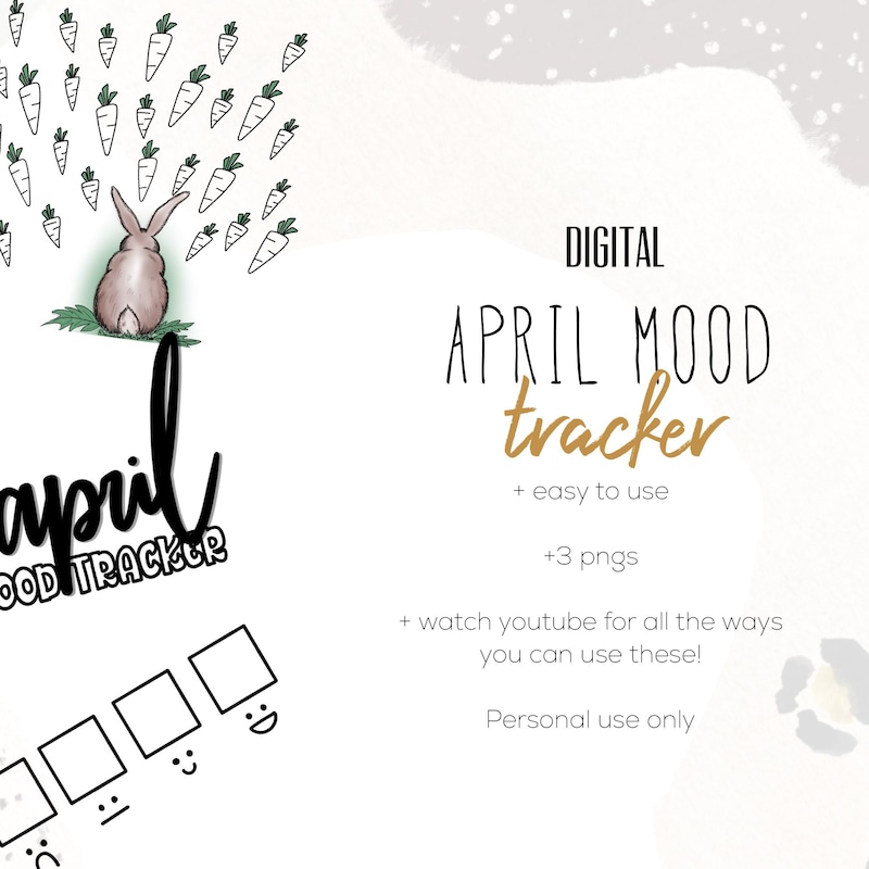 April Tracker - Etsy