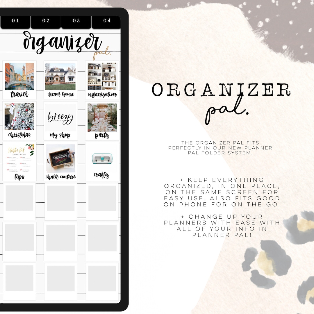 Splitscreen Organizer Pal Insert | Organize Everything in One Place ...