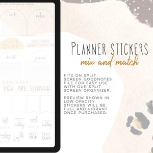 Planner Stickers Mix and Match Digital Stickers | Mix and Match ...