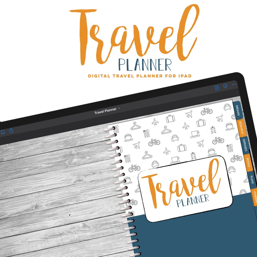 Digital Travel Planner | Digital Vacation Planner | Goodnotes | iPad ...
