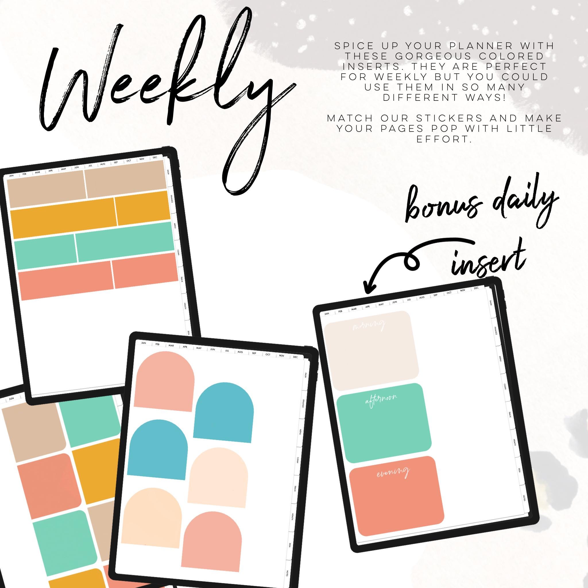 March 25 Weekly Digital INSERTS for the Customizable and Life Digital ...