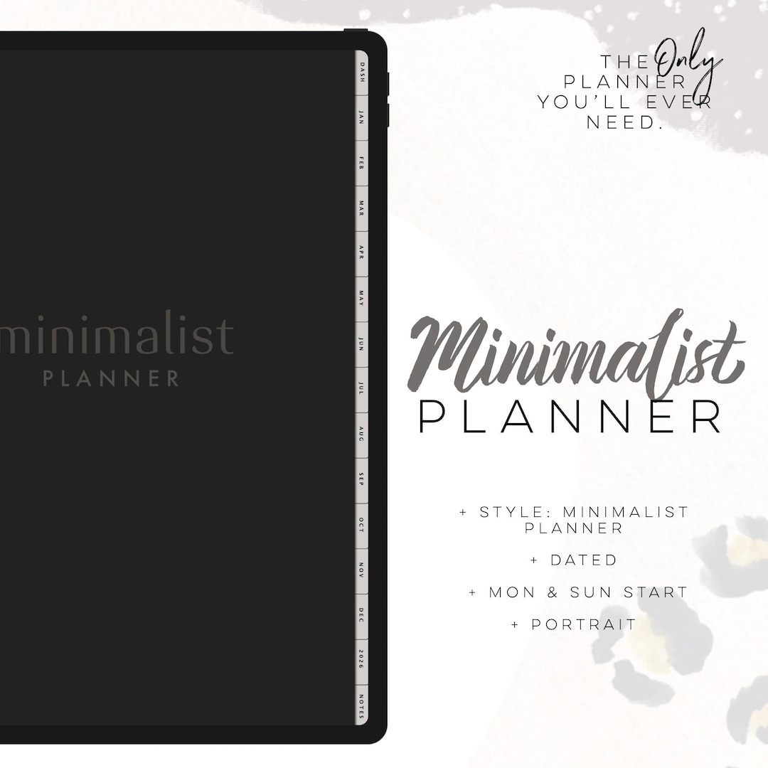 2025 Life Planner Farmhouse Portrait | Digital Life Planner Easy ...