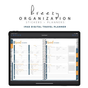 Digital Travel Planner | Digital Vacation Planner | Goodnotes | iPad ...