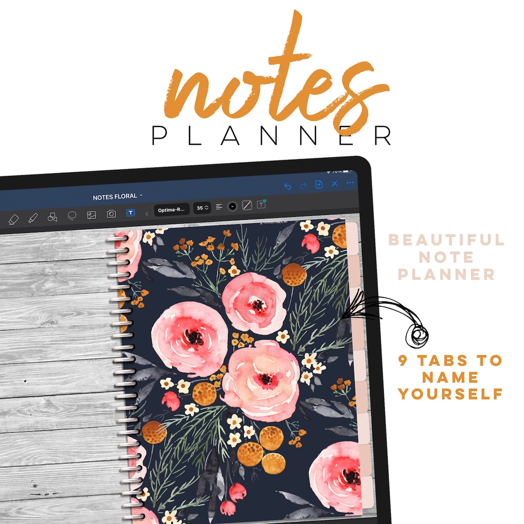 Notes Planner Digital Notebook | Goodnotes Planner | Goodnotes | iPad ...