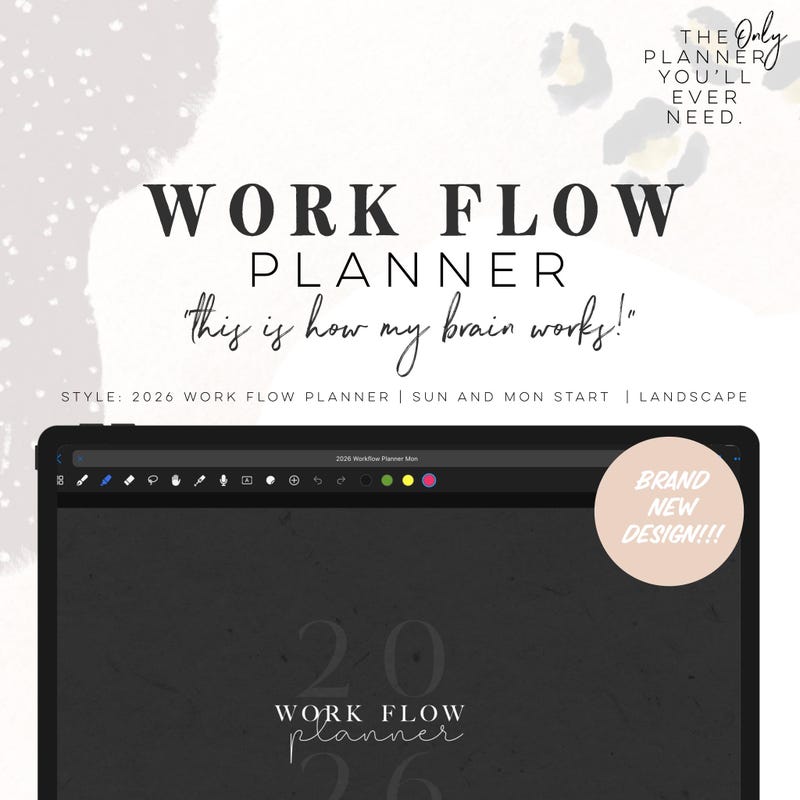 Flow Planner 2026 - Etsy