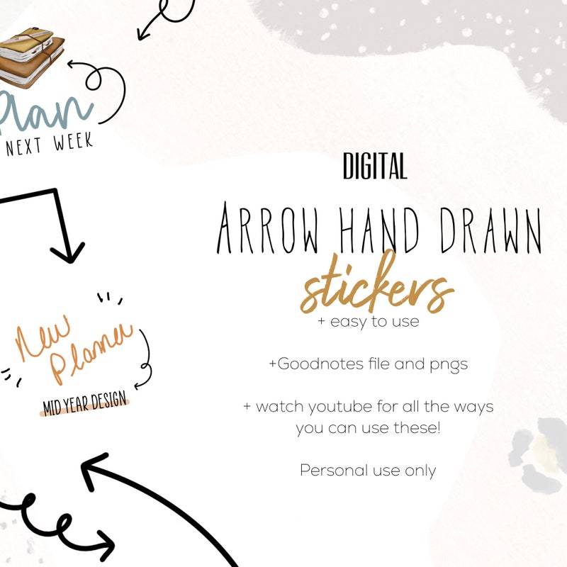 Arrow Stickers - Etsy