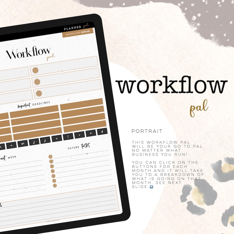 Workflow Pal Portrait | the Digital Business Owner's Pal Planning ...