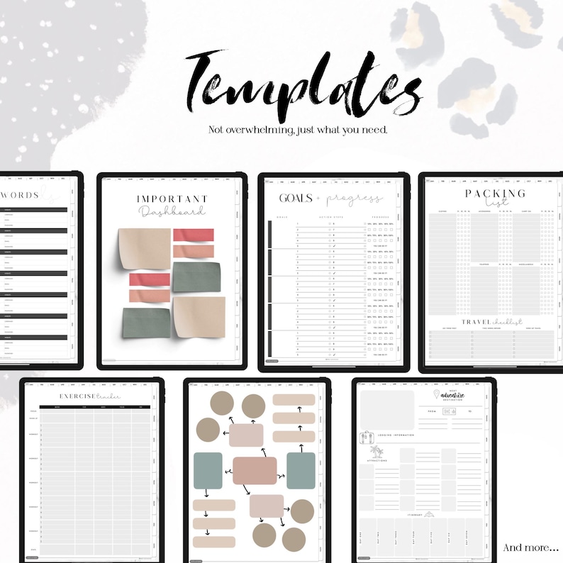 2026 Life Planner Portrait | Digital Life Planner Easy Personalizable ...