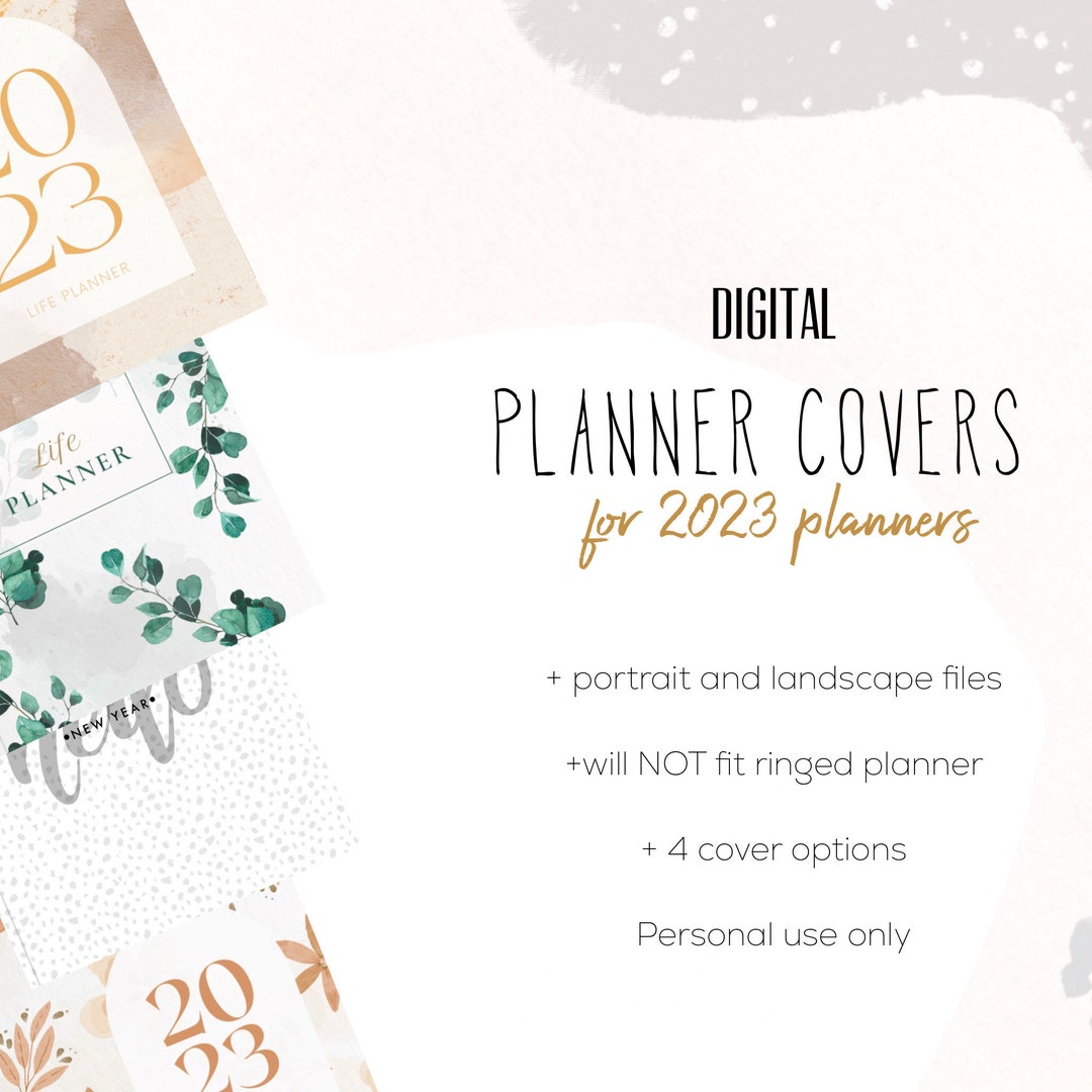 Digital Planner Covers | Life Planner Covers - Etsy