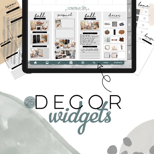 Fall Memory Widgets Digital WIDGETS for the Customizable - Etsy