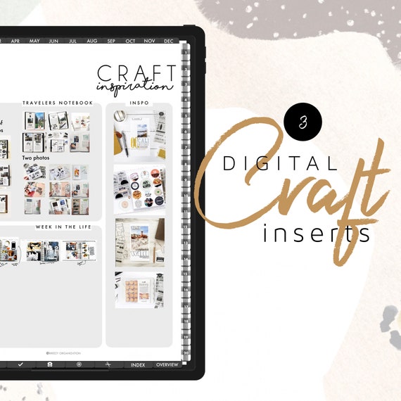 Craft Digital INSERTS for the Customizable and Life Digital - Etsy