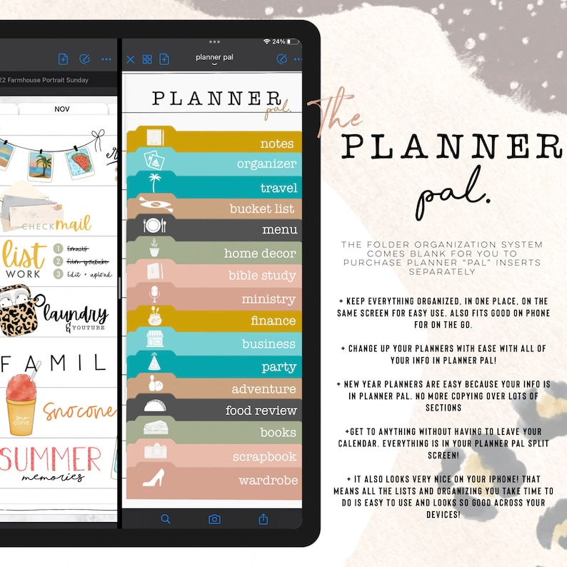 Splitscreenplanner Pal | the Digital Planning Organizing System ...