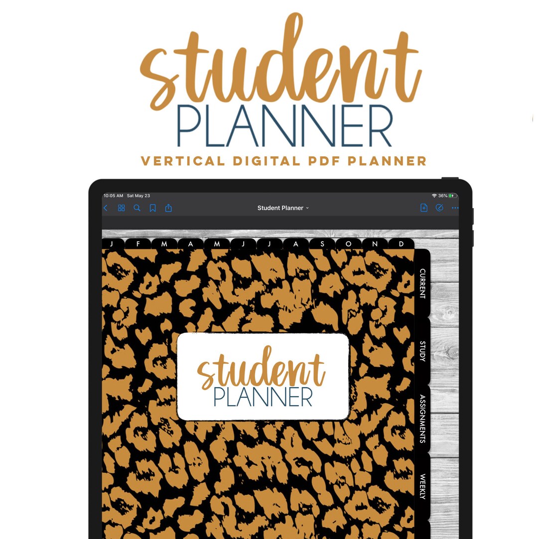 Digital Student Planner | iPad Student Planner | Goodnotes Student ...