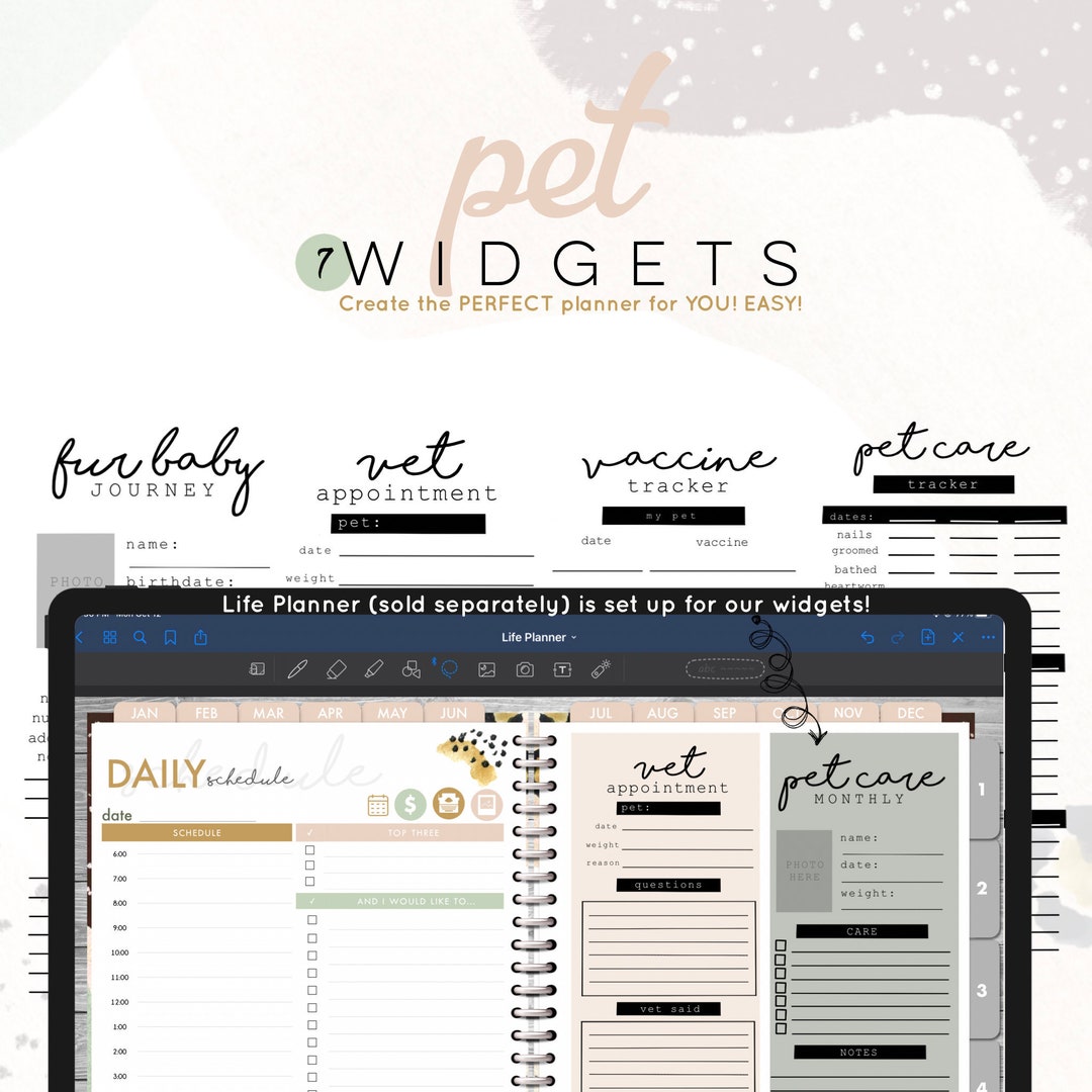 Pet Care Widgets, Vet Appointments, Grooming and More | Digital WIDGETS ...
