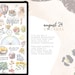 August 2024 Digital Stickers | Summer Goodnotes Modern Stickers ...