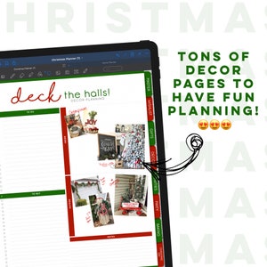 Digital Christmas Planner | iPad Holiday Planner | Goodnotes Christmas ...