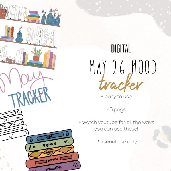 May Tracker - Etsy