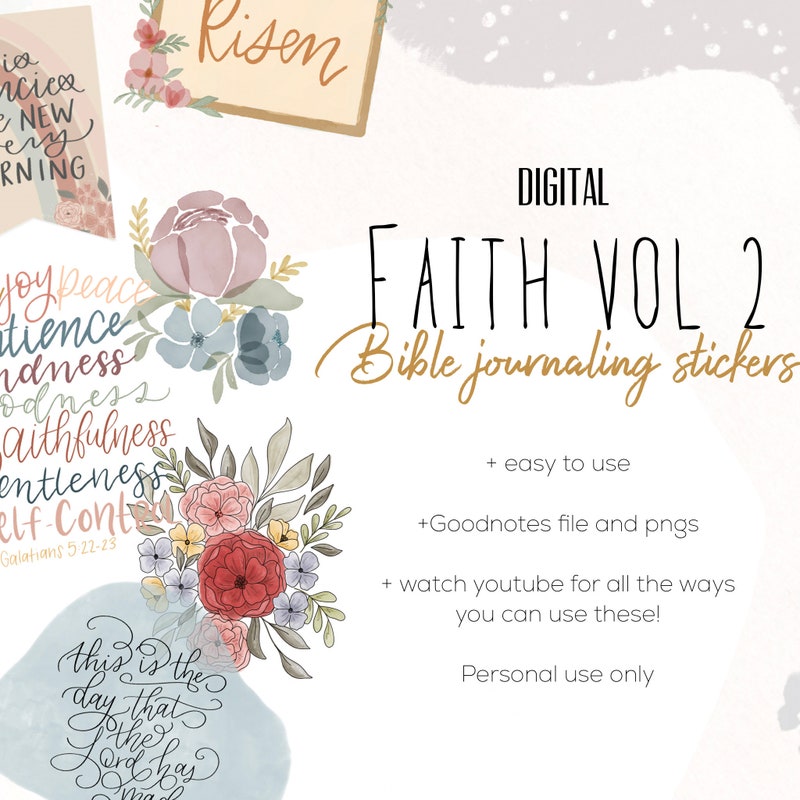 Bible Journal Stickers - Etsy