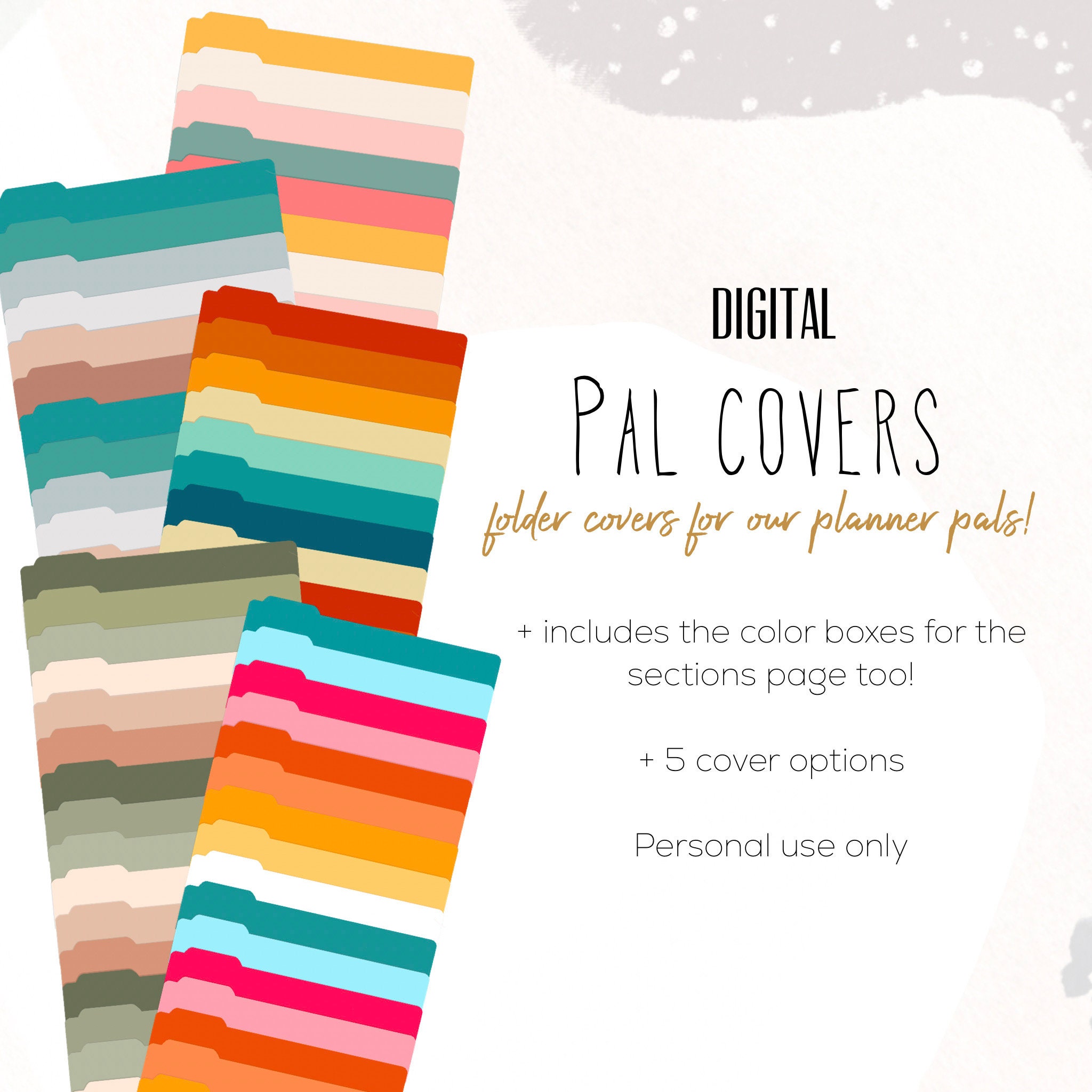 Planner Pal Covers - Etsy