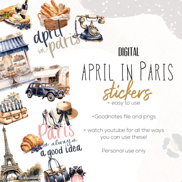 April in Paris - Etsy