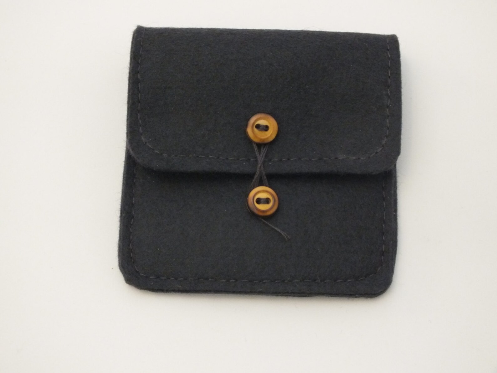 Felt Jewelry Pouch Envelope Jewelry Pouch Grey Felt Pouch Small ...