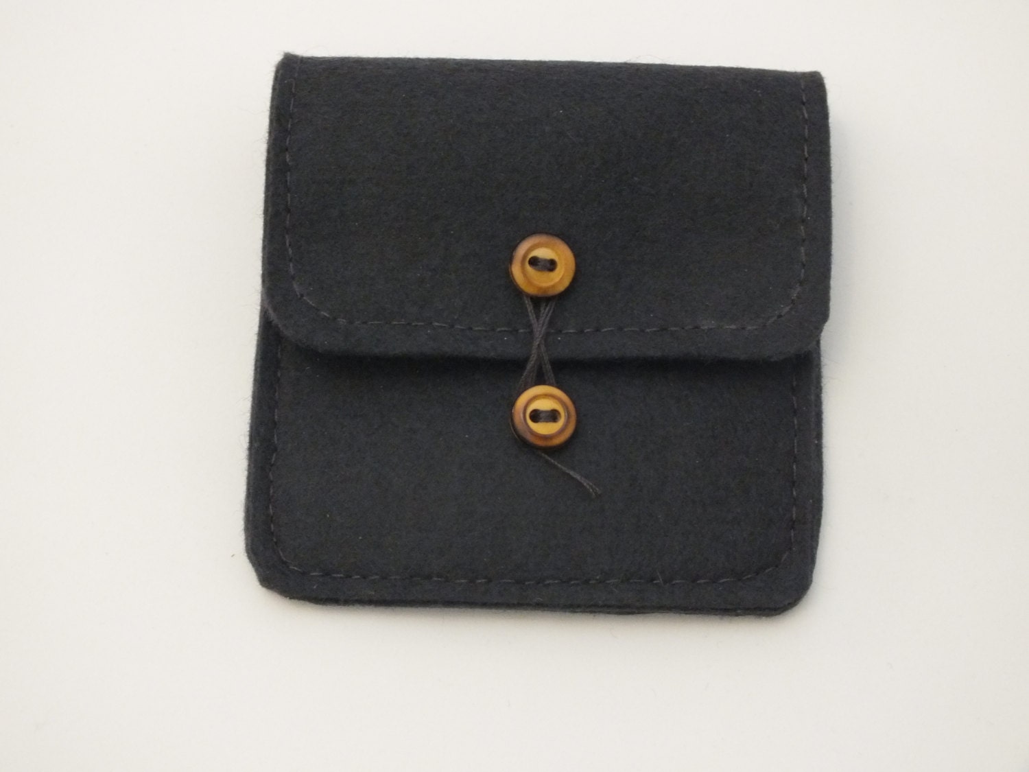 Felt Jewelry Pouch Envelope Jewelry Pouch Grey Felt Pouch Small ...