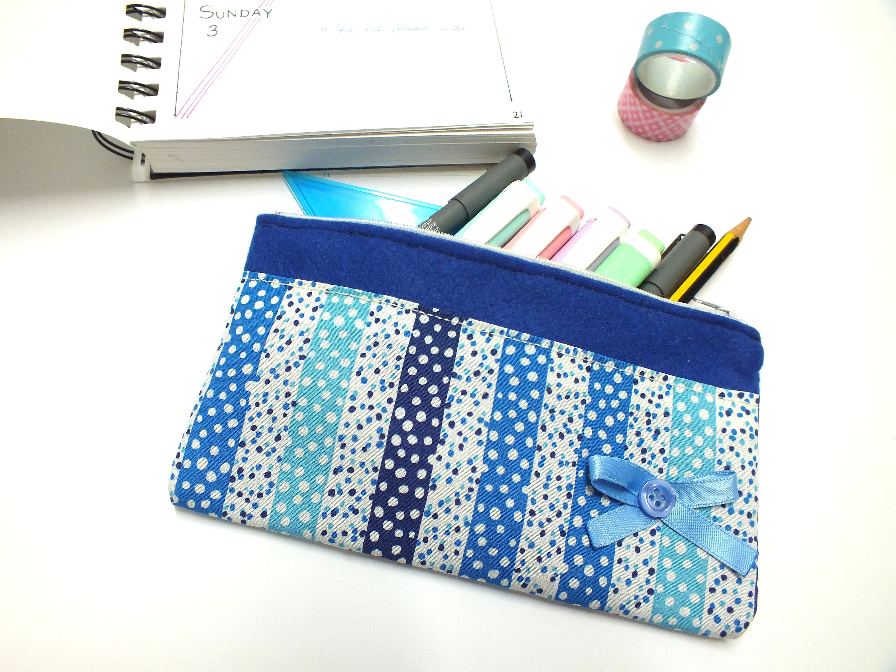 Felt Pouch Face Mask Pouch Make up Bag Zipper Pouch School - Etsy