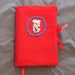 Red Fabric Book Cover Red Felt Book Cover Red Fabric Bible - Etsy