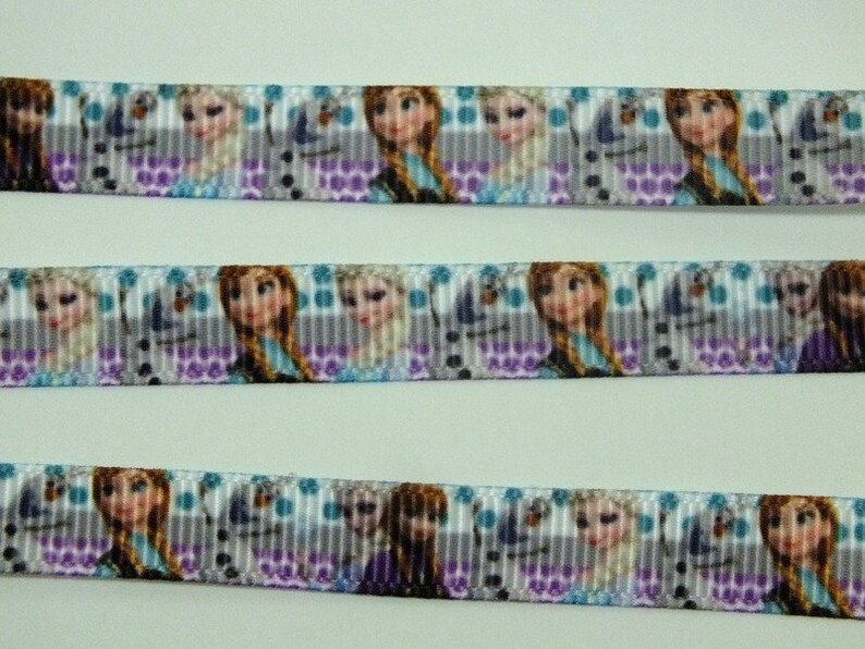 Frozen Ribbon. Frozen Disney Ribbon. - Etsy
