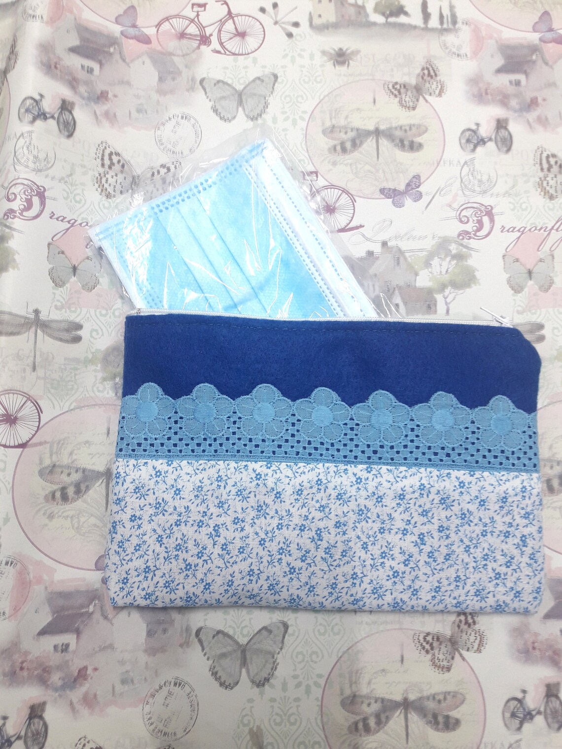 Mask Pouch Fabric Mask Pouch Mask Purse Purse for Bag Mask | Etsy