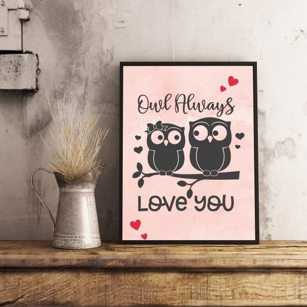 Owl Always Love You Print - Etsy
