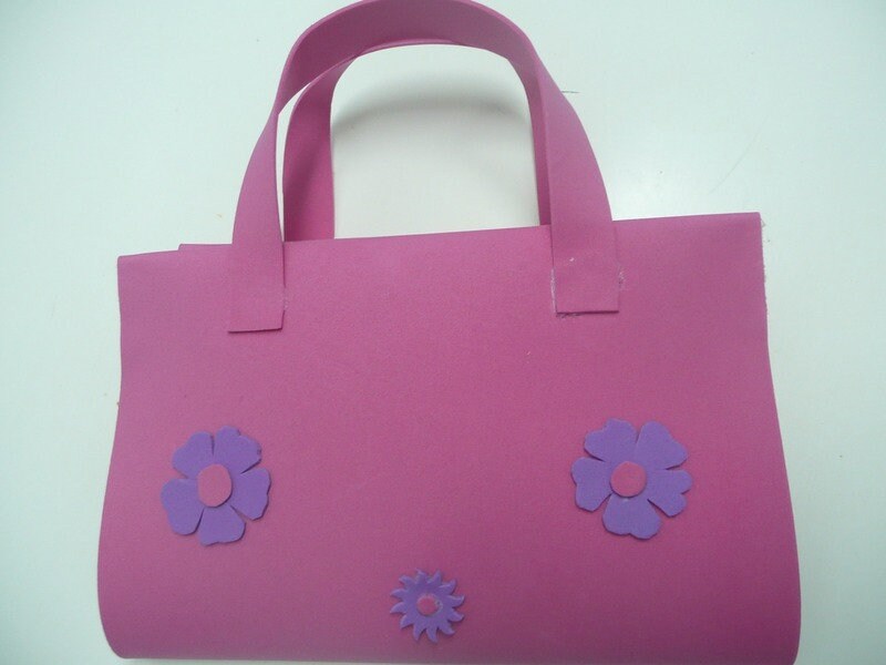 Pink Foam Book Cover, Foam Book Sleeve, Book Cover With Handles, Floral ...