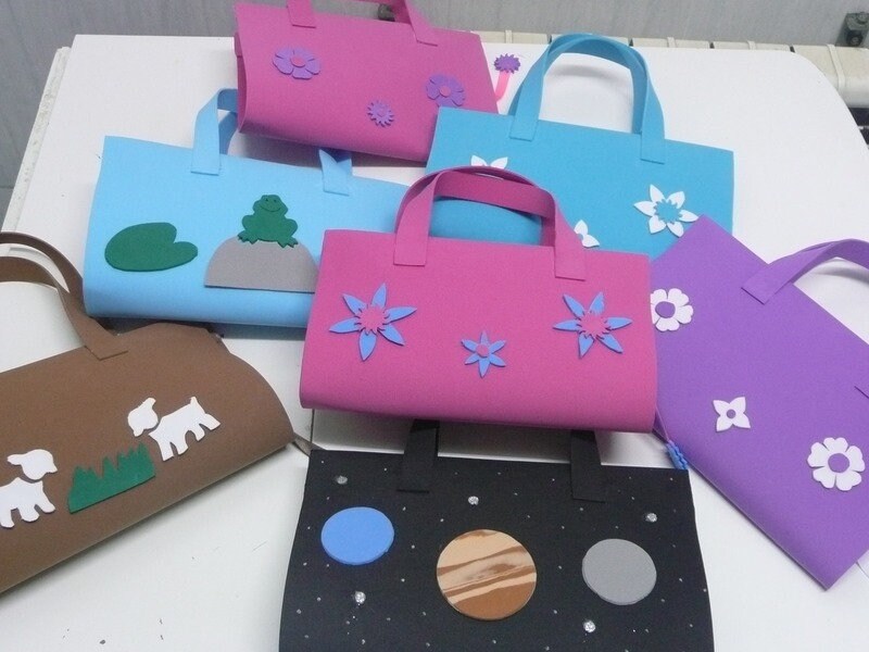 Pink Foam Book Cover, Foam Book Sleeve, Book Cover With Handles, Floral ...